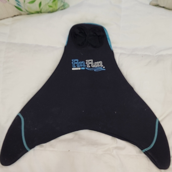 Fin Fun Mermaid | Swim | Fun Fin Black And Blue Monofin | Poshmark
